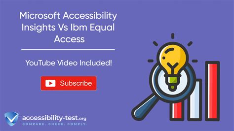 Microsoft Accessibility Insights Vs Ibm Equal Access