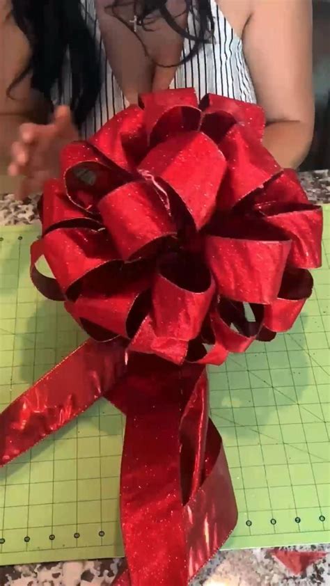 How To Make A Christmas Tree Bow Topper Artofit