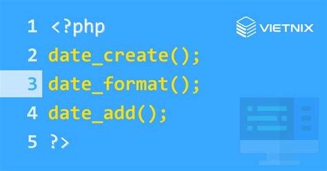 Các hàm date create date format date add trong PHP