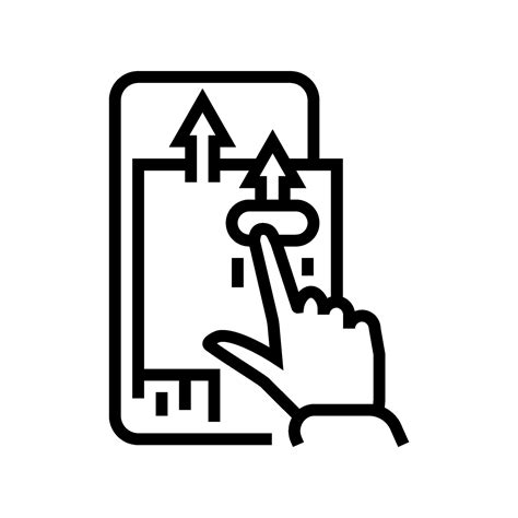 Parallax Scrolling Ux Ui Design Line Icon Vector Illustration 41281834