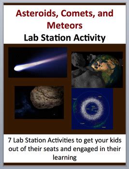 Asteroids Comets And Meteors 7 Lab Station Activities By Teach With Fergy