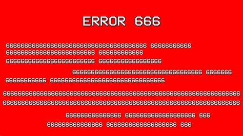 ¿cómo Soluciono El Error 666