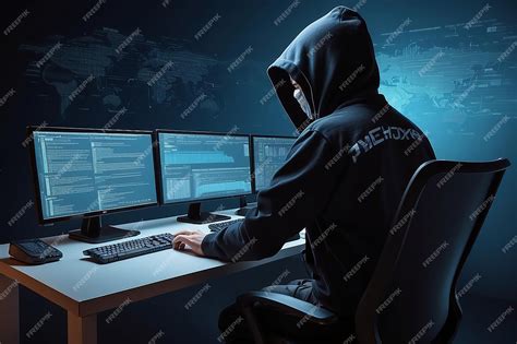 Program Programming Programmer Computer Laptop Screen Monitor Hacker Hacking Premium Ai