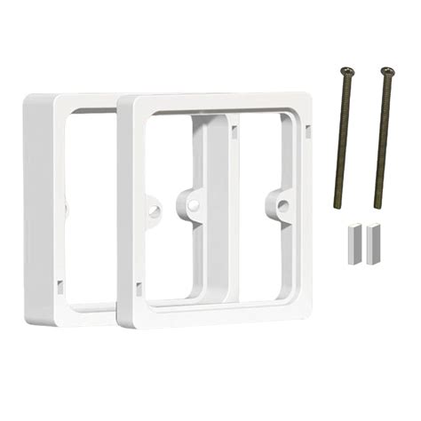 Yammee Single Socket Spacer Electric Box Extender Receptacle Outlet Box Extenders