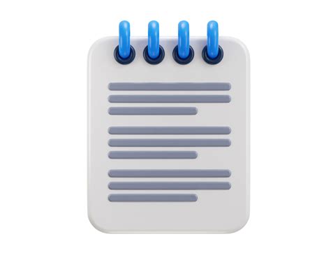 Assignment Icon On Clipboard Notebook Document Paper Board Icon 3d Render 39660978 Png
