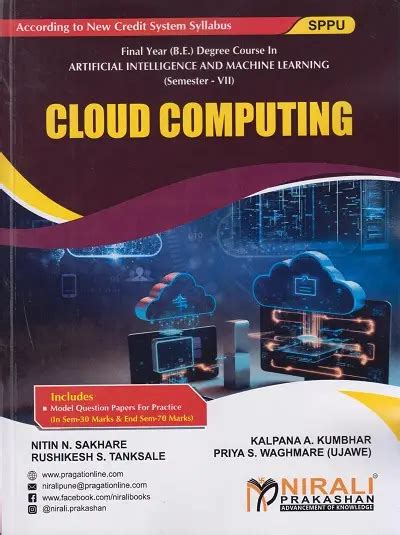 Nirali Cloud Computing Final Year B E Degree Course In Artificial Intelligence And Machine