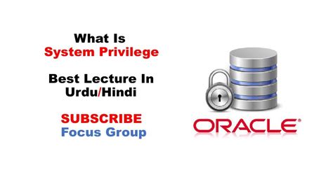 What Are System Privileges Oracle Database Lecture In Urduhindi Youtube