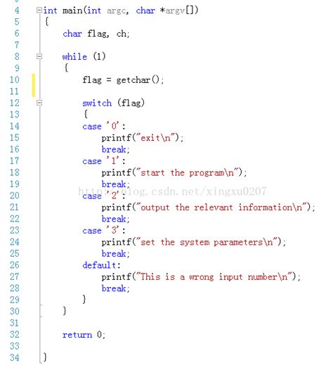 While循环中的switch语句while Switch Csdn博客