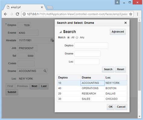 Création de LOV List Of Values dans Oracle ADF BC devstory net