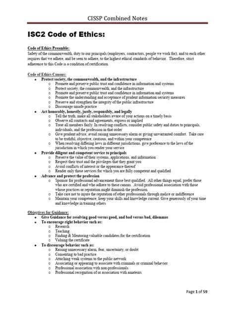 Cissp Combined Notes All Domains Pdf Cryptography Key Cryptography