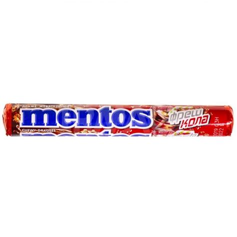 Драже Mentos Фреш Кола (37 г) - IRMAG.RU
