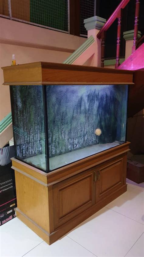 ขายตู้ปลาไม้สัก กรองข้าง Ennxo