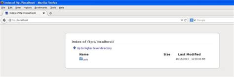 Ftp Server Configuration My Unix Tutorials