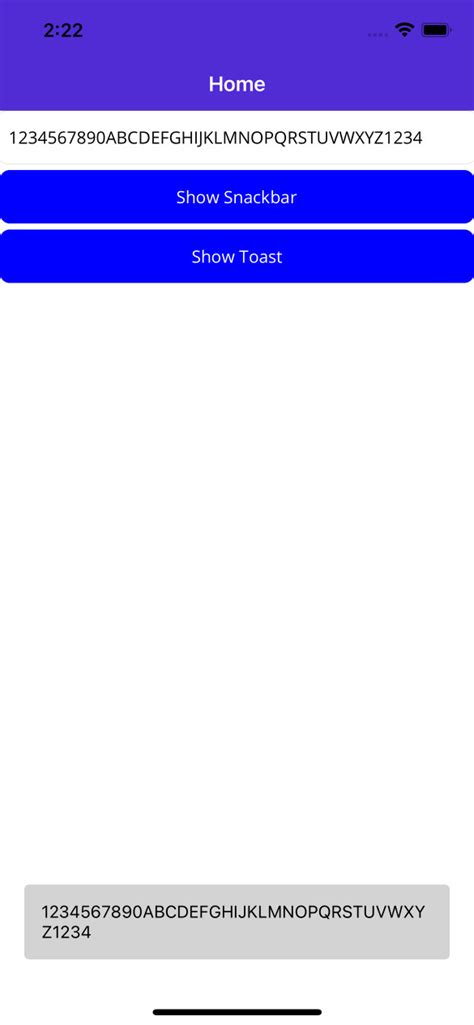 Bug Snackbar And Toast Messages Are Omitted When Length Is Equal To Display Width On Ios