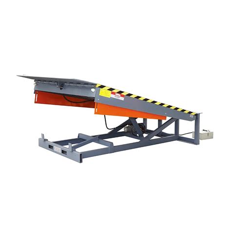 Stationary Fixed Hydraulic Storage Loading Unloading Container Pit Dock Ramp For Warehouse