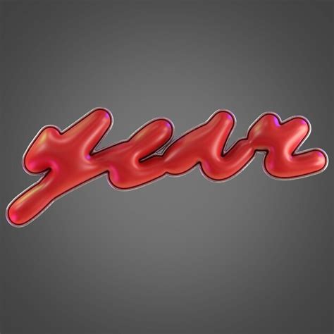 Premium Psd Chrome Rendering 3d