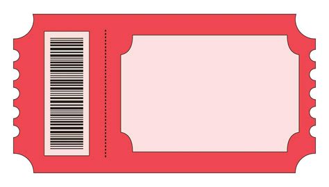 Coupon Template In Trendy Retro Style Red Coupon For Sales Discounts Ticket Retro Voucher