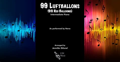 99 Luftballons Intermediate Piano By Nena Fm Sheet Music Pop