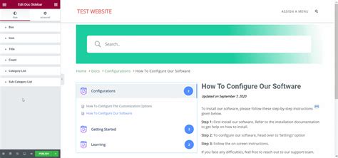 How To Configure Single Doc In Elementor Betterdocs