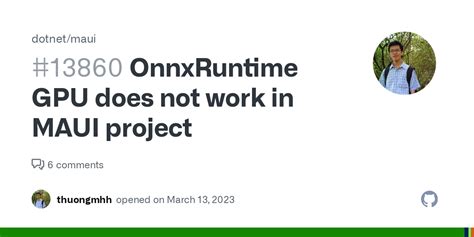 OnnxRuntime GPU Does Not Work In MAUI Project Issue Dotnet Maui GitHub