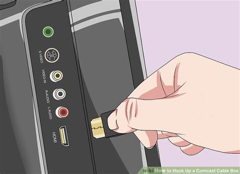How To Hook Up A Comcast Cable Box Steps With Pictures