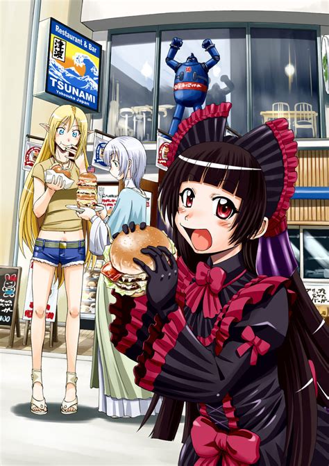 Rory Mercury Lelei La Lalena Tuka Luna Marceau And Tetsujin Gate Jieitai Ka No Chi Nite