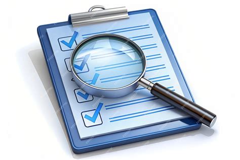 Successfully Complete Business Assignments Icon Magnifying Glass With A Checklist On Clipboard