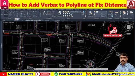 Add Vertex To Polyline At Fix Distance Autocad How To Add Vertex In Polyline Add Vertex Lisp