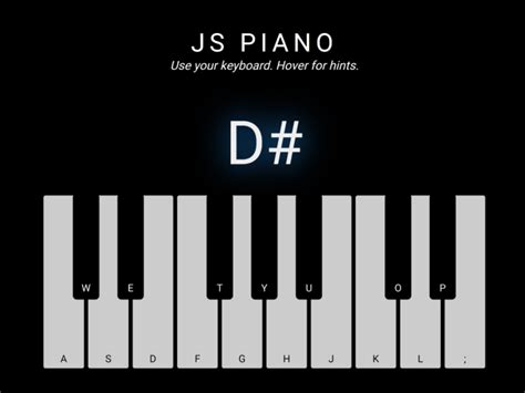 Javascript Piano Keyboard App — Codehim