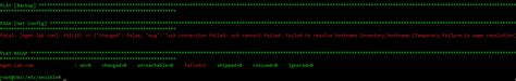 Ansible Fails To Connect To Host Via Ssh Reporting Temporary Failure In Name Resolution