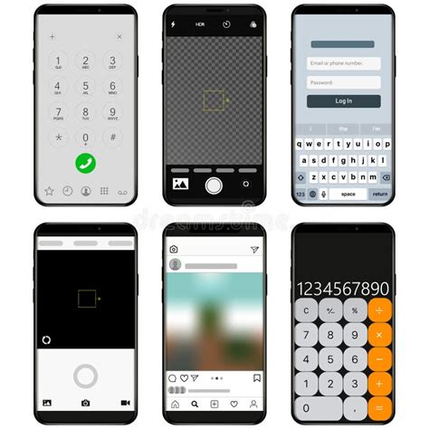 Mobile Screens User Interface Kit Modern User Interface Ux Ui Screen Template For Mobile Smart