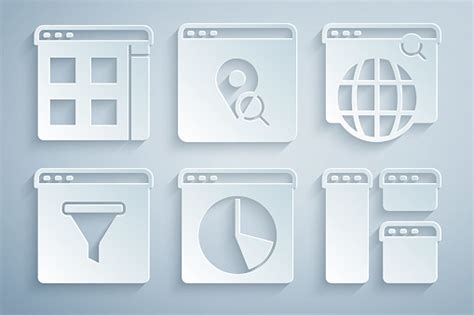 그래프 차트 인포그래픽 검색 엔진 브라우저 창 도시 지도 및 파일 아이콘의 인포그래픽을 설정합니다 벡터 3차원 형태에 대한 스톡 벡터 아트 및 기타 이미지 Istock