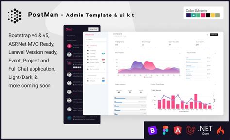 Postman Bootstrap5 Multipurpose Admin Template Ui Kit Csslight