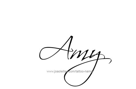 Amy Name Tattoo Designs 31 Unique Styles