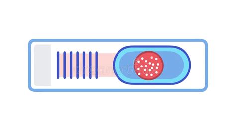 Detailed Medical Strip Icon For Lab Diagnostics Vector Design