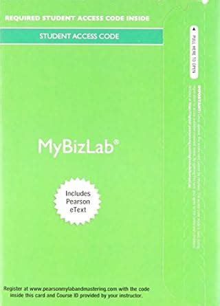 2014 Mylab Intro To Business With Pearson Etext Access Card For