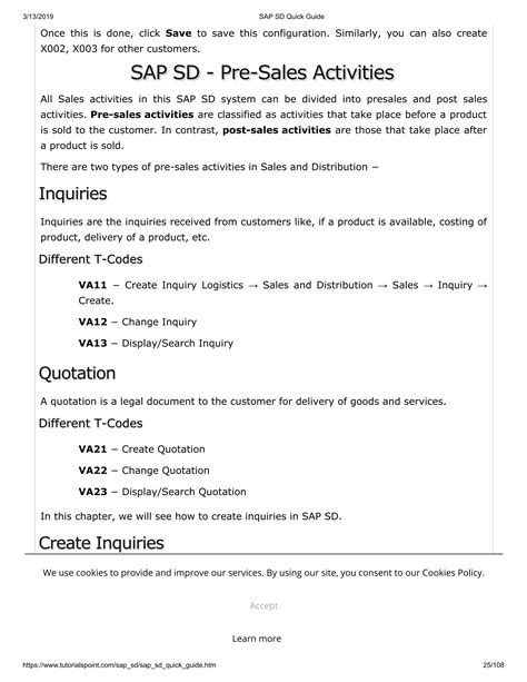 Sap Sd Quick Guide Pdf