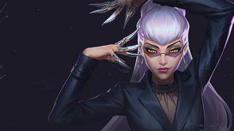 Kda Evelynn The Baddest Lol Art League Of Legends Game 4k Pc Hd