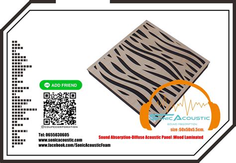 โฟมซับเสียงแผ่นกันเสียงสะท้อนแผ่นกระจายเสียงsound Absorption Diffuse Acoustic Panel Sonicacoustic