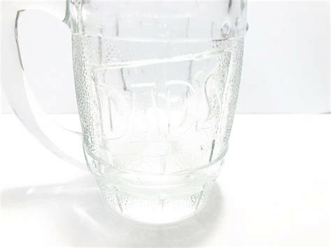 Vintage Dads Root Beer Logo Soda Pop Collectible Heavy Clear 11oz Glass Mug Euc Etsy