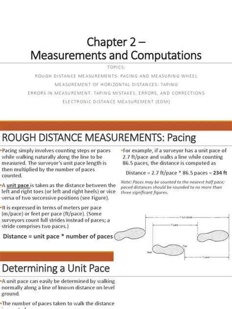 Chapter 2 Measurements And Computations Pdf Surveying Physical Quantities