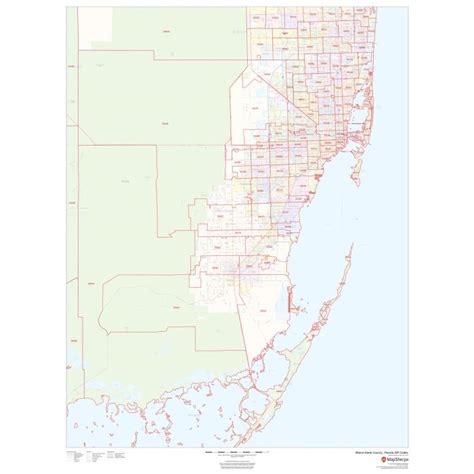 Miami Dade County Florida Zip Codes Stanfords