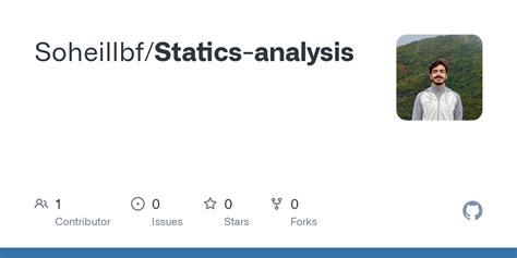 Github Soheillbf Statics Analysis