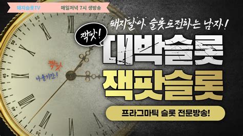 슬롯 실시간 프라그마틱 슬롯 매일 저녁 7시 실시간~돼지팔아 슬롯도전기 실시간슬롯 잭팟 프라그마틱 슬롯라이브 카지노 비법전수 Youtube