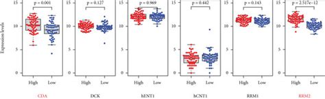 Association Between The Risk Model And Gemcitabine Chemoresistance In