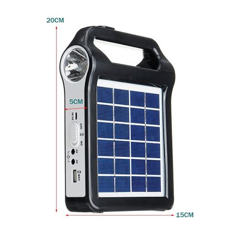 Usb Charger V Solar Panel Power Storage Generator Grandado