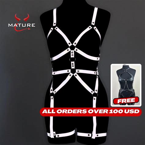 Body Harness Full Body Harness Sexual Reflective Bodysuit Glow In The Dark Harness Bdsm