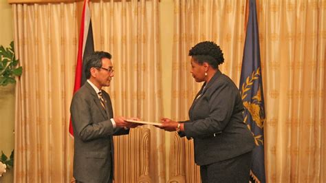 Presentation Of Credentials Of The Ambassador Of Japan The Office Of The President Of The