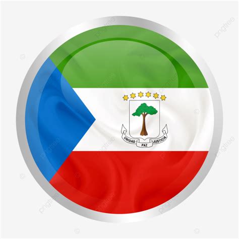 원형 은색 프레임이 있는 적도 기니 국기 벡터 적도 기니 라운드 플래그 적도 기니 깃발 적도 기니 Png 일러스트 및 벡터 에 대한 무료 다운로드 Pngtree