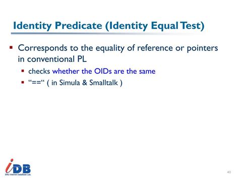 Ppt Chap4 Object Identity Powerpoint Presentation Free Download Id6574269